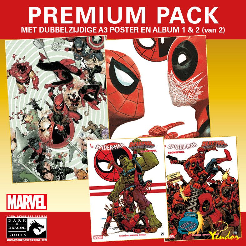 spider-man deadpool clonepool 1-2 premiumpack | Stripboekenwinkel Yendor